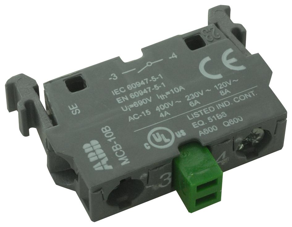 MCB-10B - Abb - Contact Block, 8 A, 240 V
