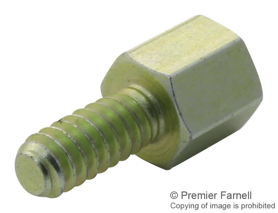 7230-5 - Keystone - D Sub Jack Screw, 12.52 mm, 4-40