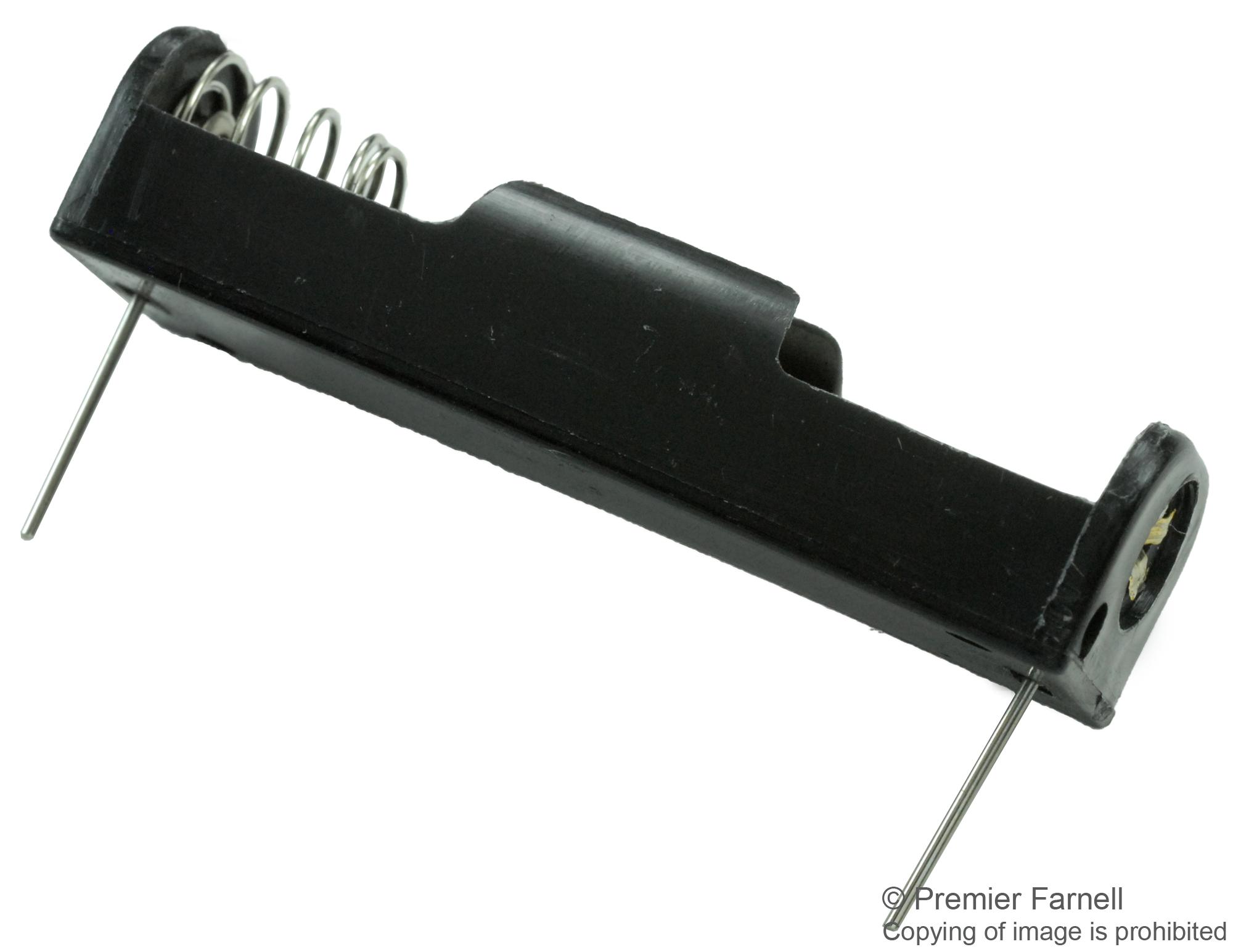 2460 - Keystone - Battery Holder, AA x 1, Through Hole
