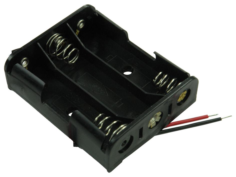 2465 - Keystone - Battery Holder, AA x 3, Wire Leads