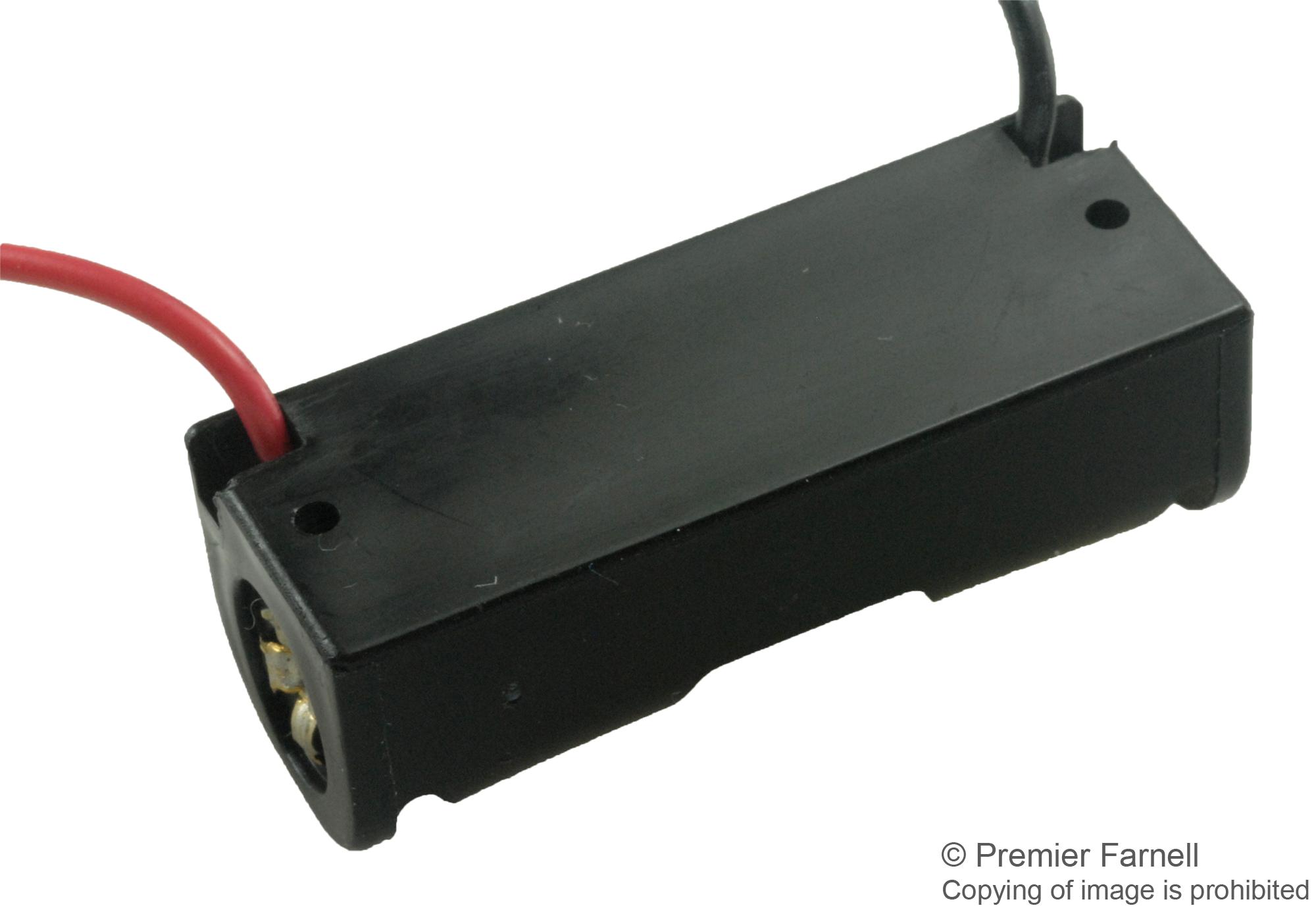 2471 - Keystone - Battery Holder, N x 1, Wire Leads