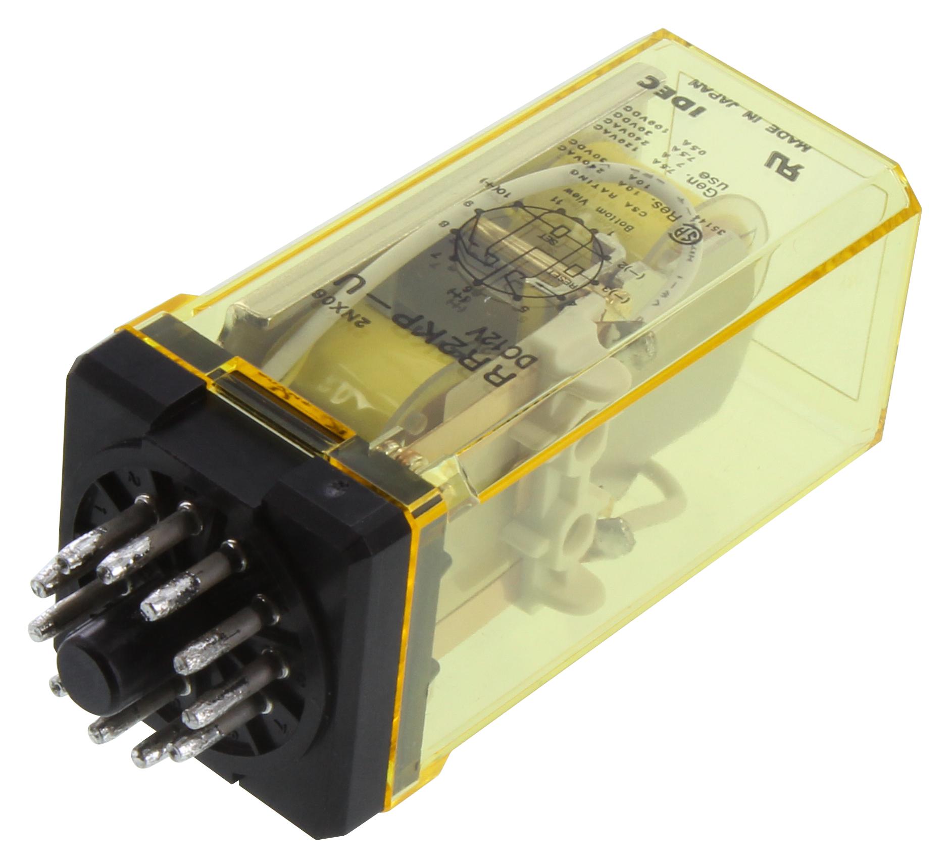 RR2KP-UDC12V - Idec - Power Relay, DPDT, 12 VDC