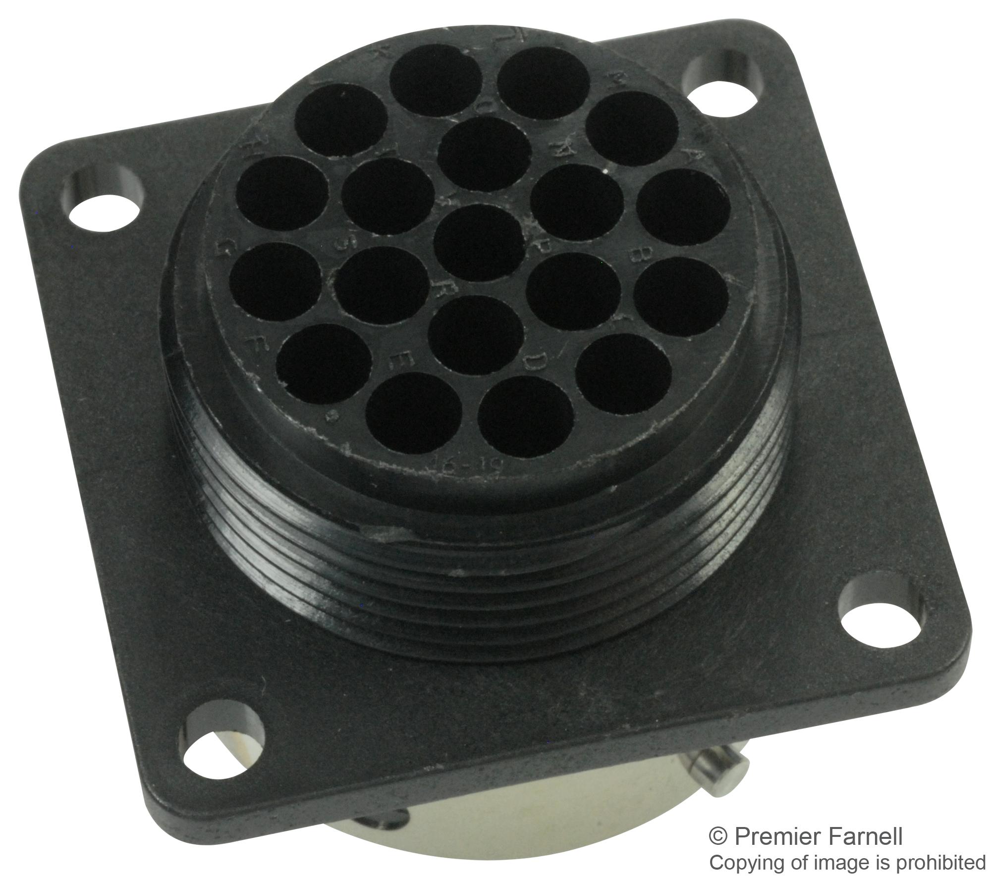 UTG016-19S - Souriau-sunbank / Eaton - Circular Connector, Souriau Trim ...