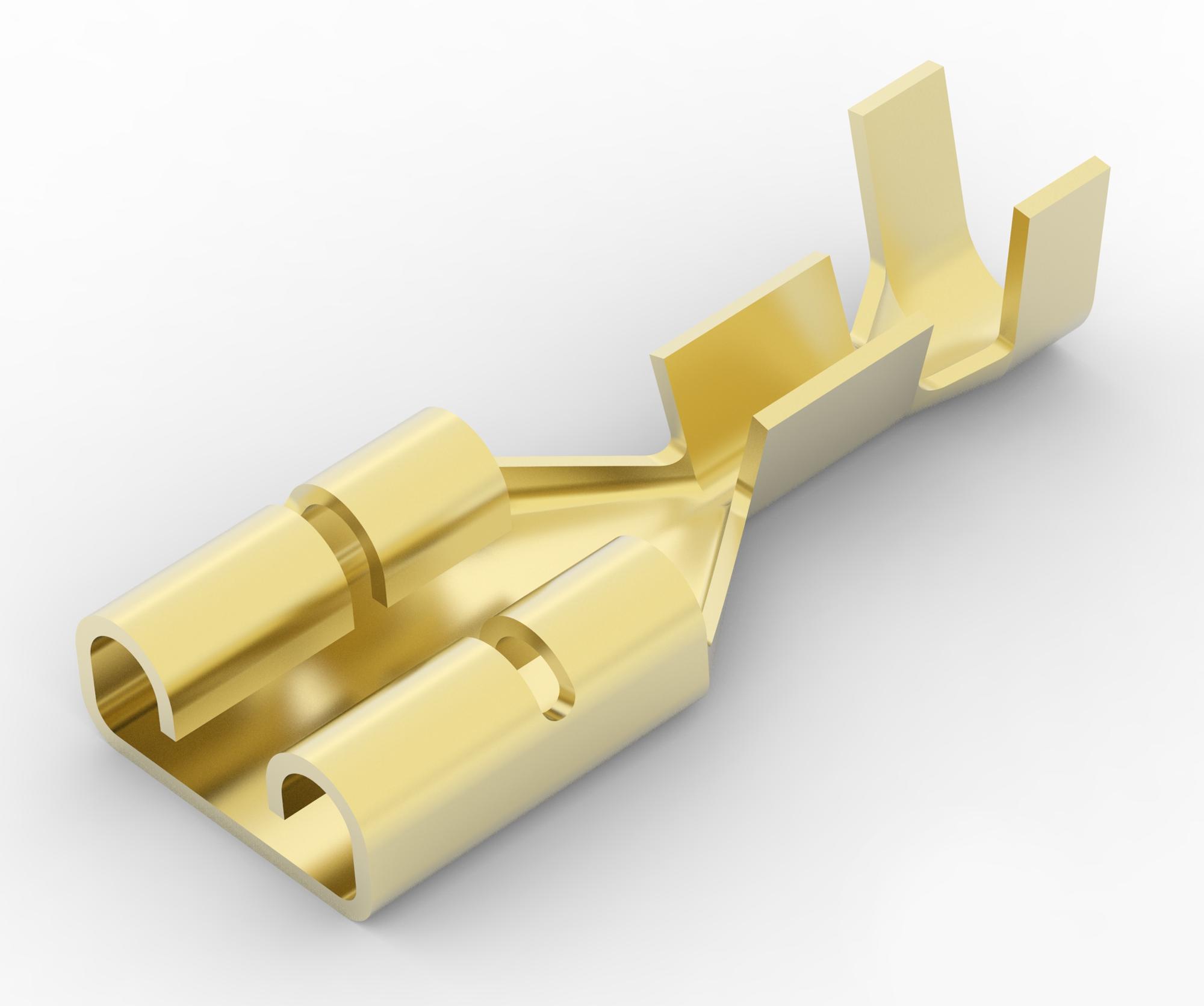 63609-1 - Amp - Te Connectivity - Quick Disconnect Terminal, FASTON 250 ...