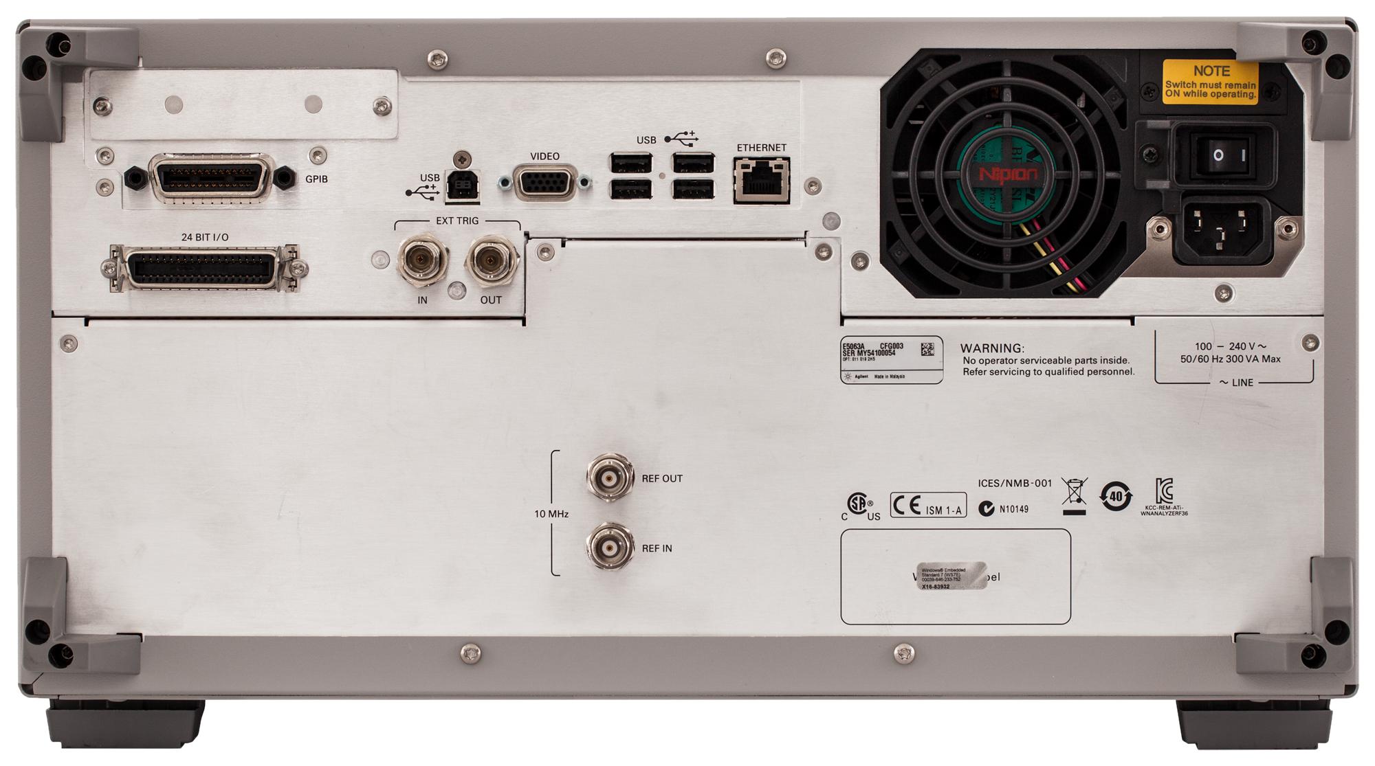 E5063A/285 - Keysight Technologies - Network Analyzer, TFT LCD Touch ...