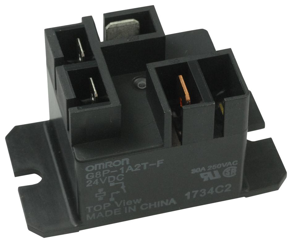 G8P-1A2T-F DC24 - Omron Electronic Components - Automotive Relay, 24 VDC, 20 A