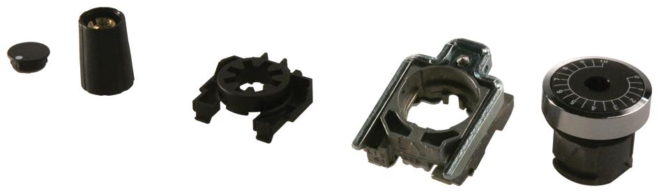 ZB4BD922 - Schneider Electric - Head & Mounting Base, Chromium Plated ...