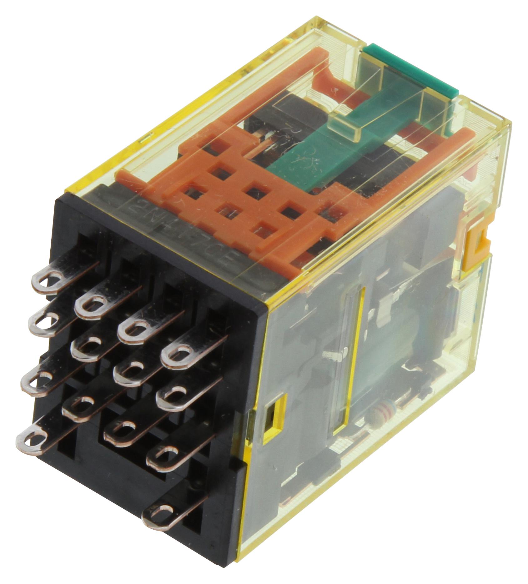 RU4S-D24 - Idec - Power Relay, 4PDT, 24 VDC