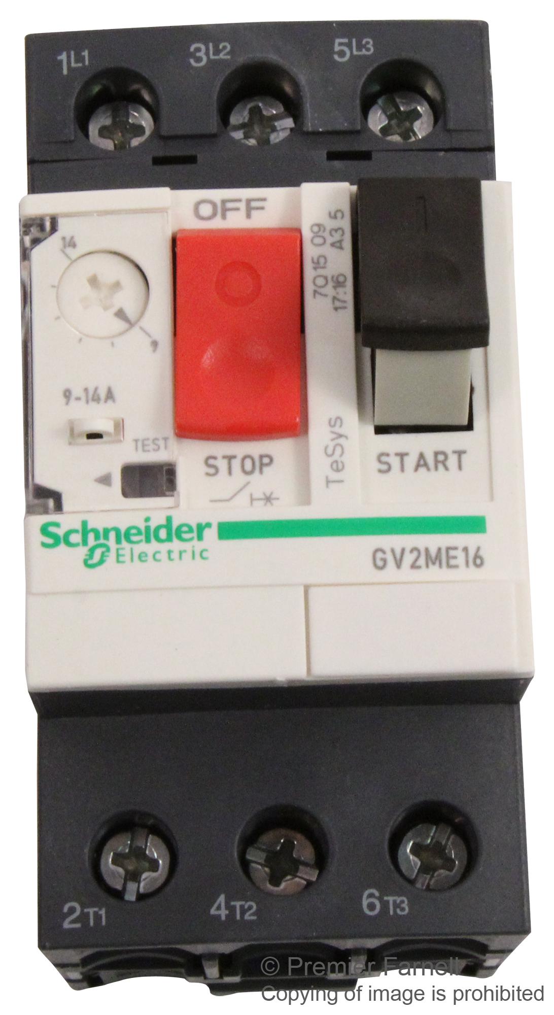 GV2ME16 - Schneider Electric - Circuit Breaker, Motor Protection ...