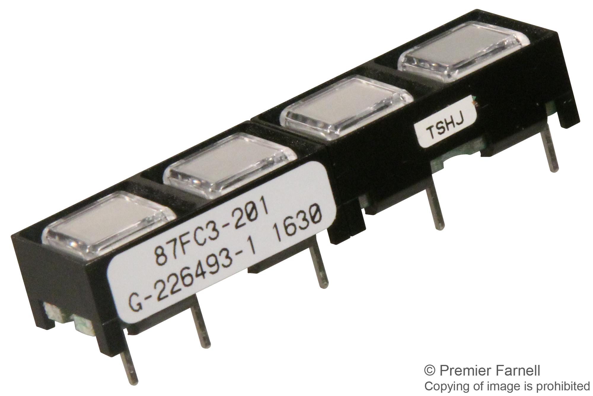 87FC3-201 - Grayhill - Keypad, 87 Series, 1 x 4