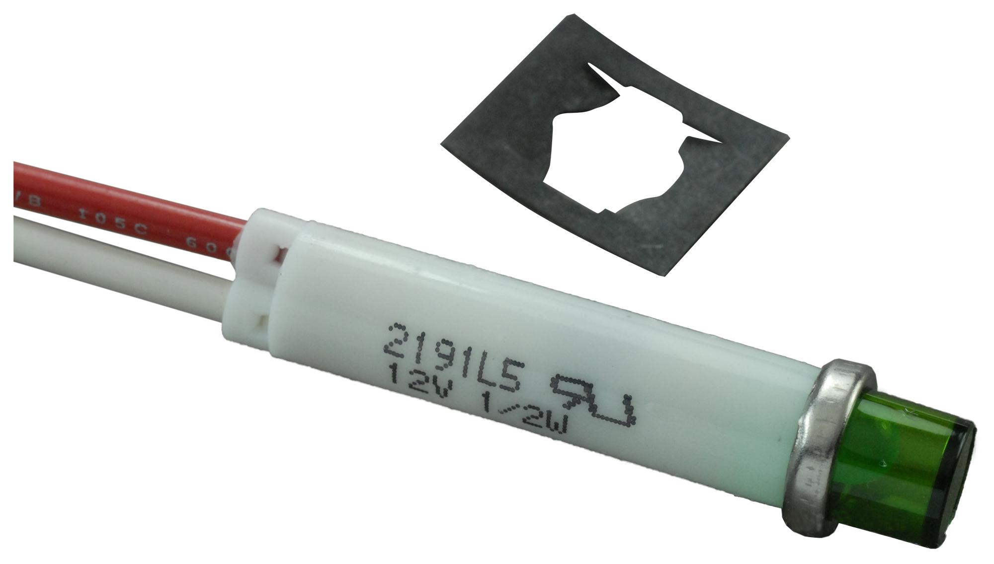 2191L5-12V - Vcc (visual Communications Company) - LED Panel Mount ...