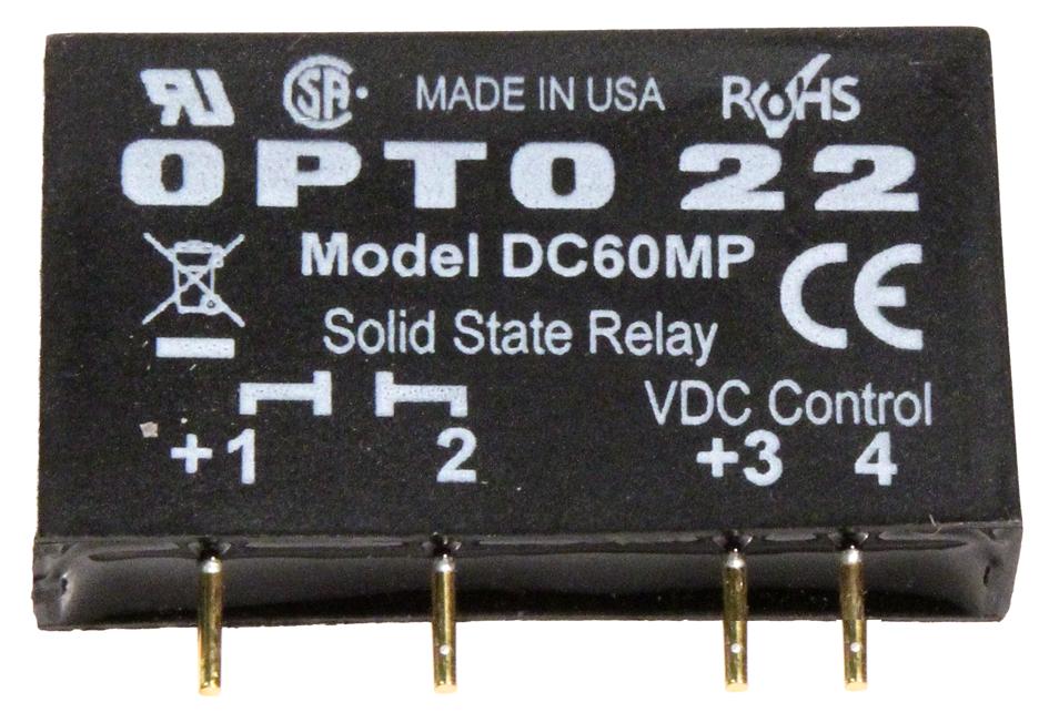 DC60MP - Opto 22 - Solid State Relay, 3 A, 60 VDC