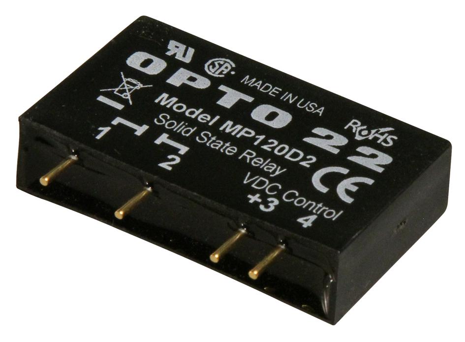 MP120D2 - Opto 22 - Solid State Relay, 2 A, 140 VAC