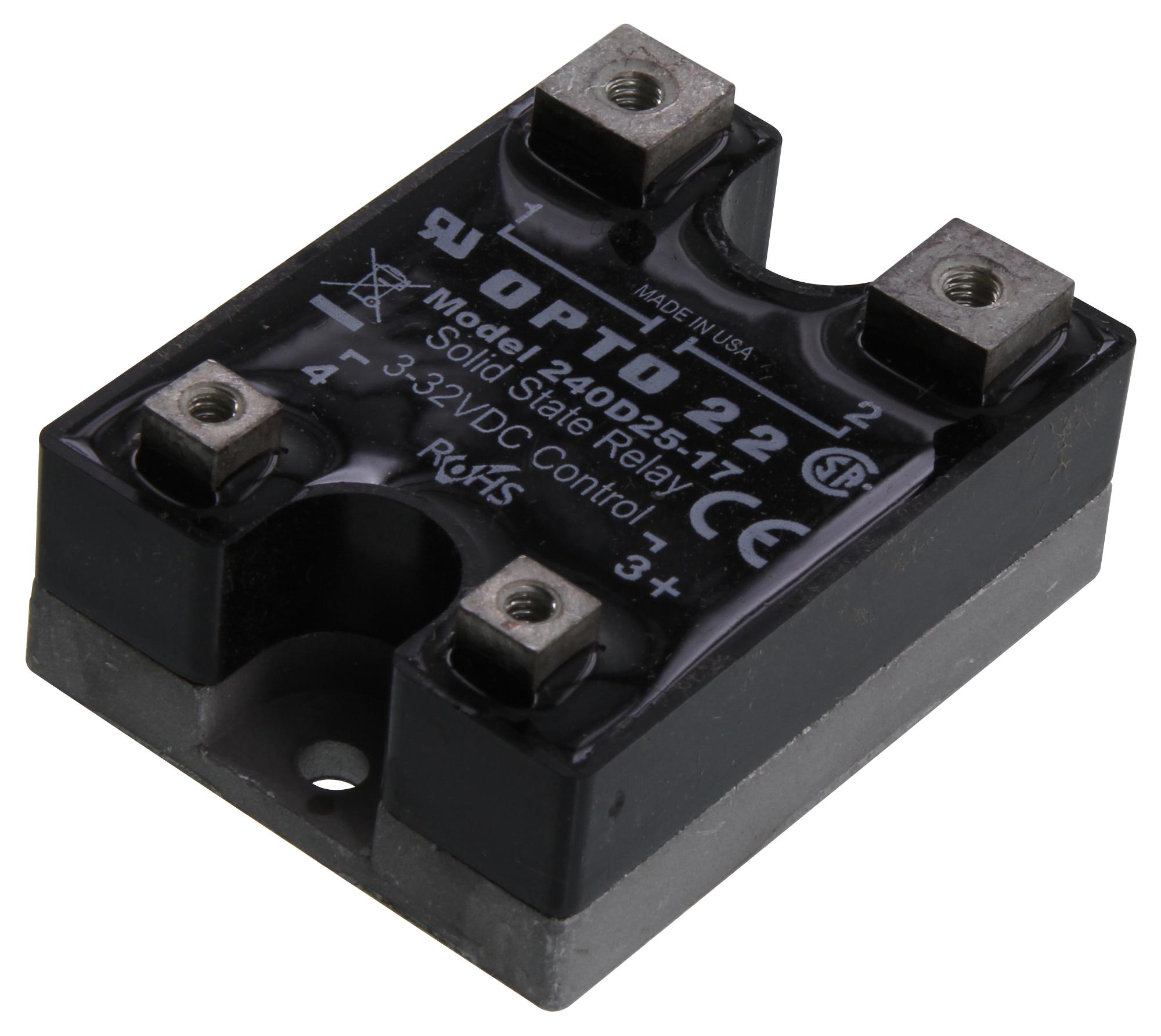 240D25-17 - Opto 22 - Solid State Relay, 25 A, 280 VAC