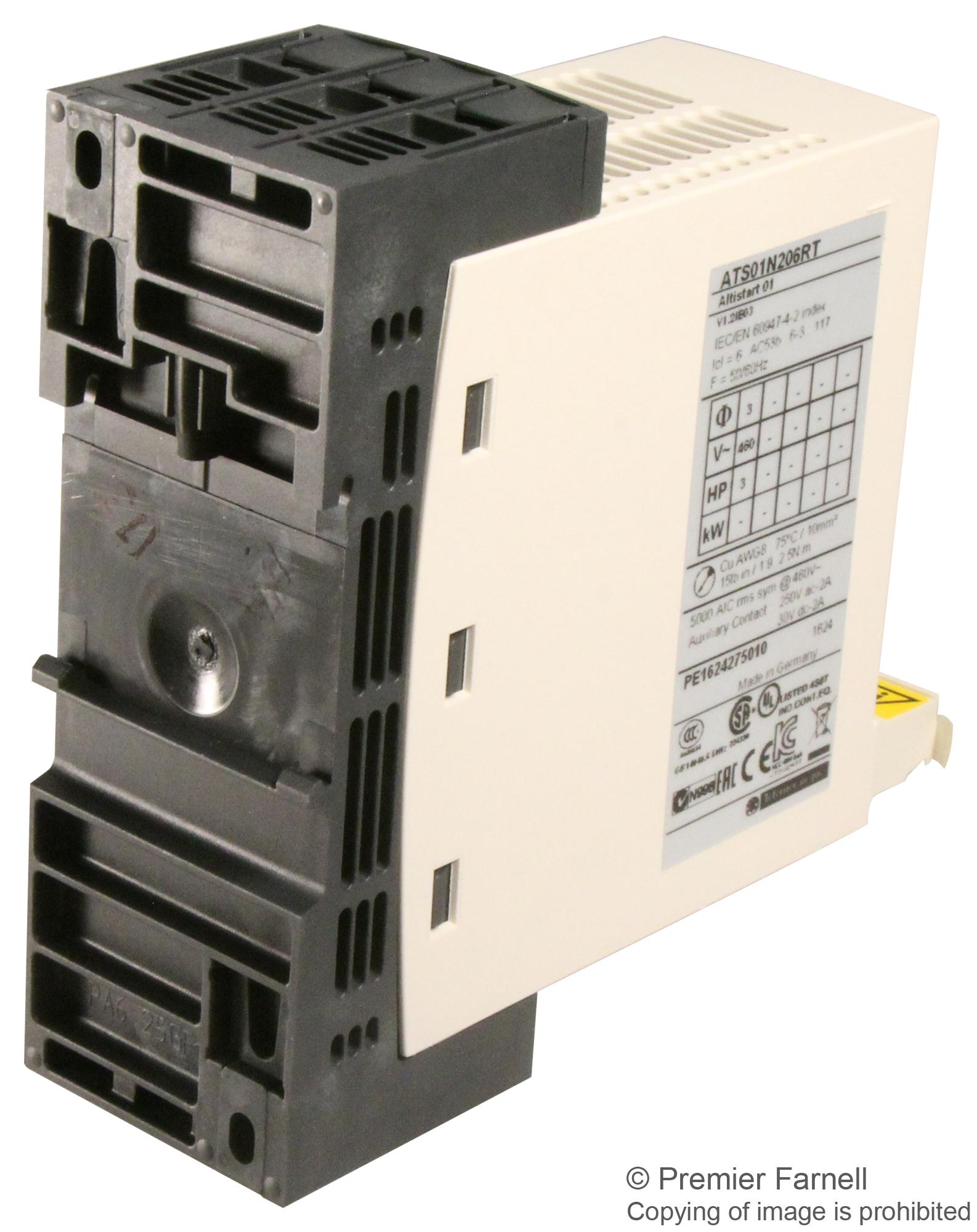 ATS01N206RT - Schneider Electric - Soft Starter, Asynchronous Motors ...