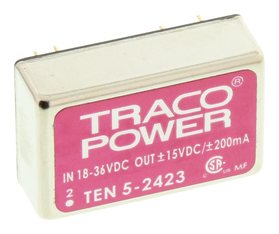 TEN 5-2423 - Traco Power - Isolated Through Hole DC/DC Converter, ITE, 2:1