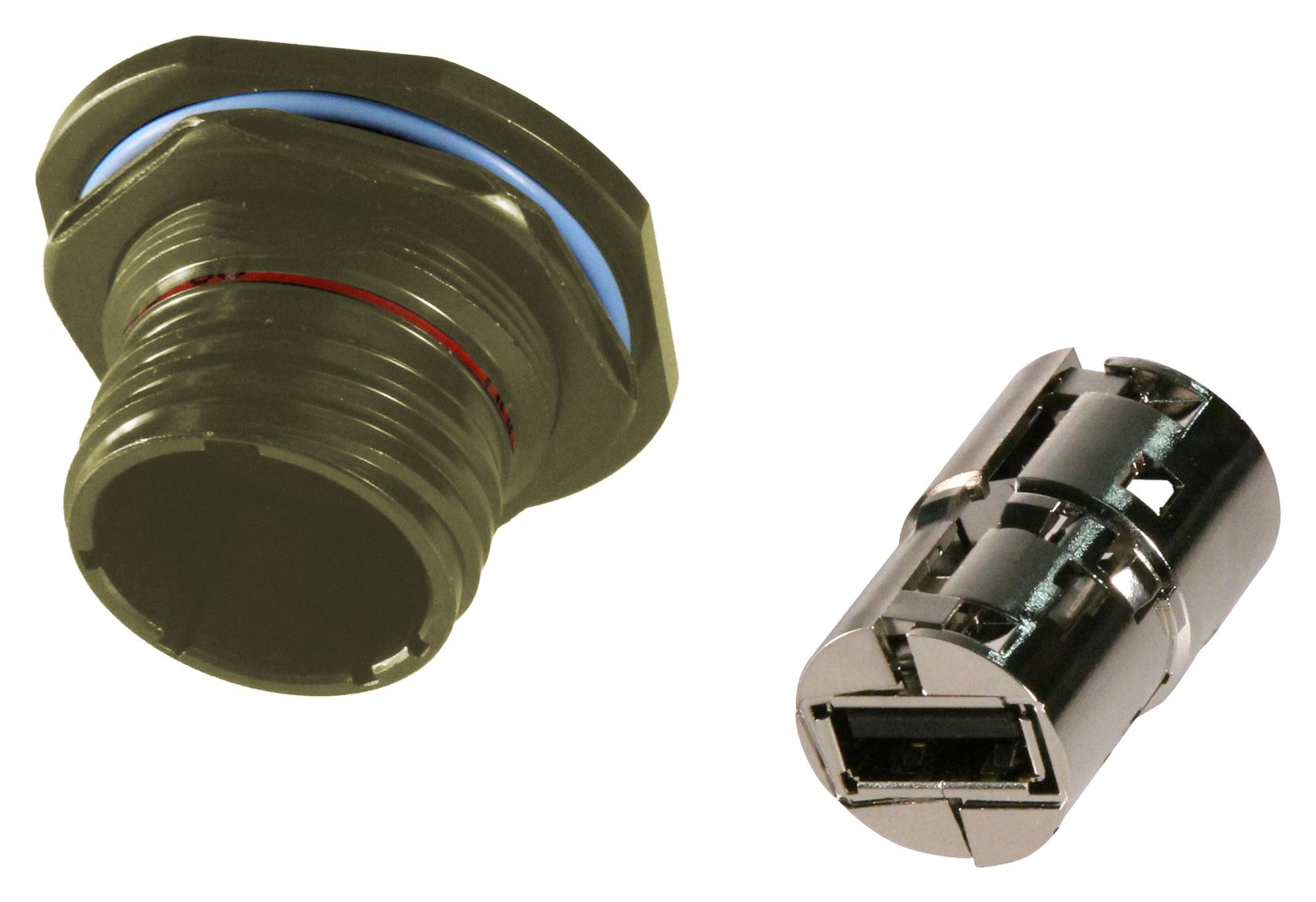 USBFTV72G - Amphenol Pcd - USB Sealed Connector, USB Type A, USB 2.0