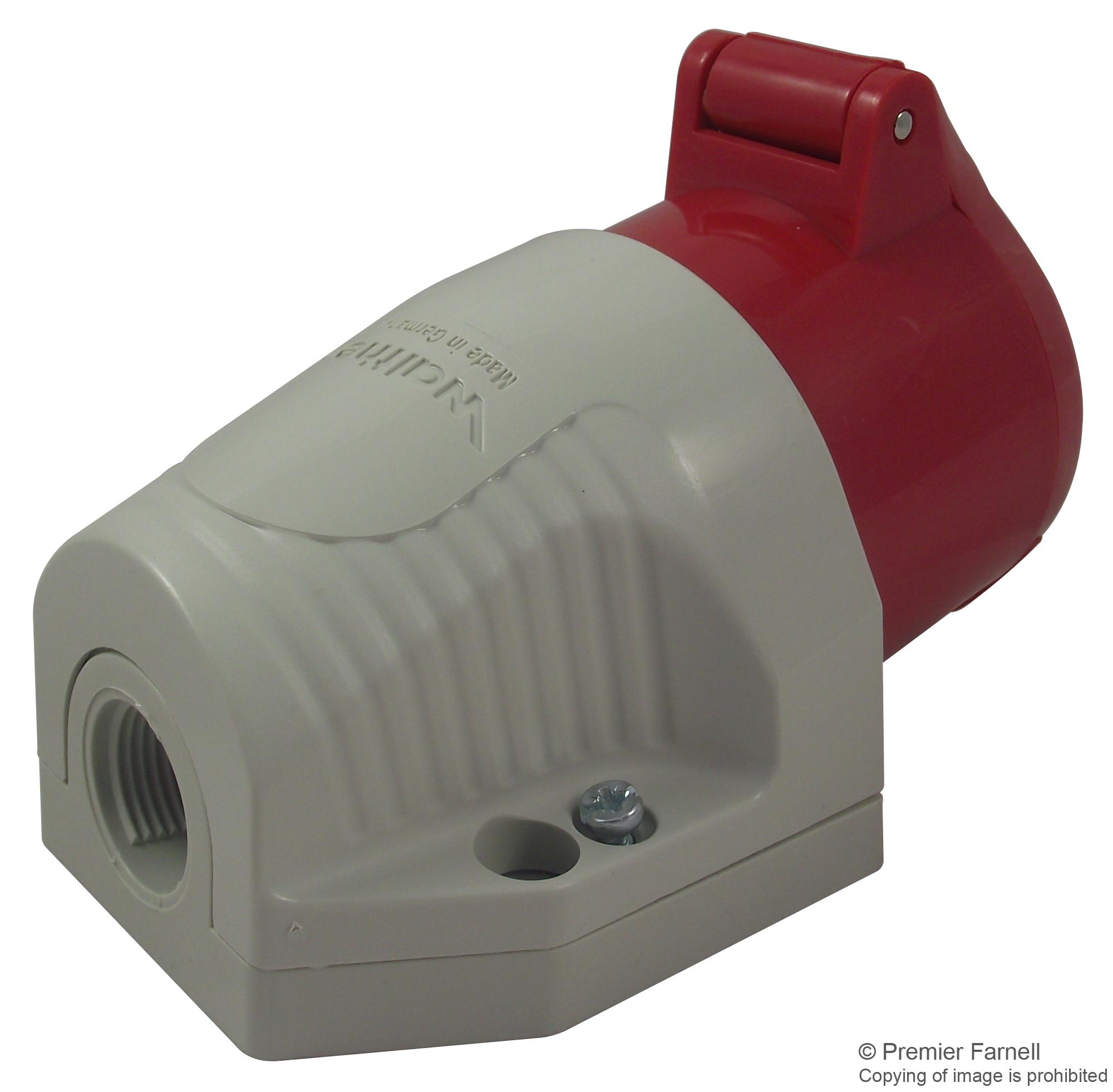 110 - Walther - Power Entry Connector, 16 A, 400 V