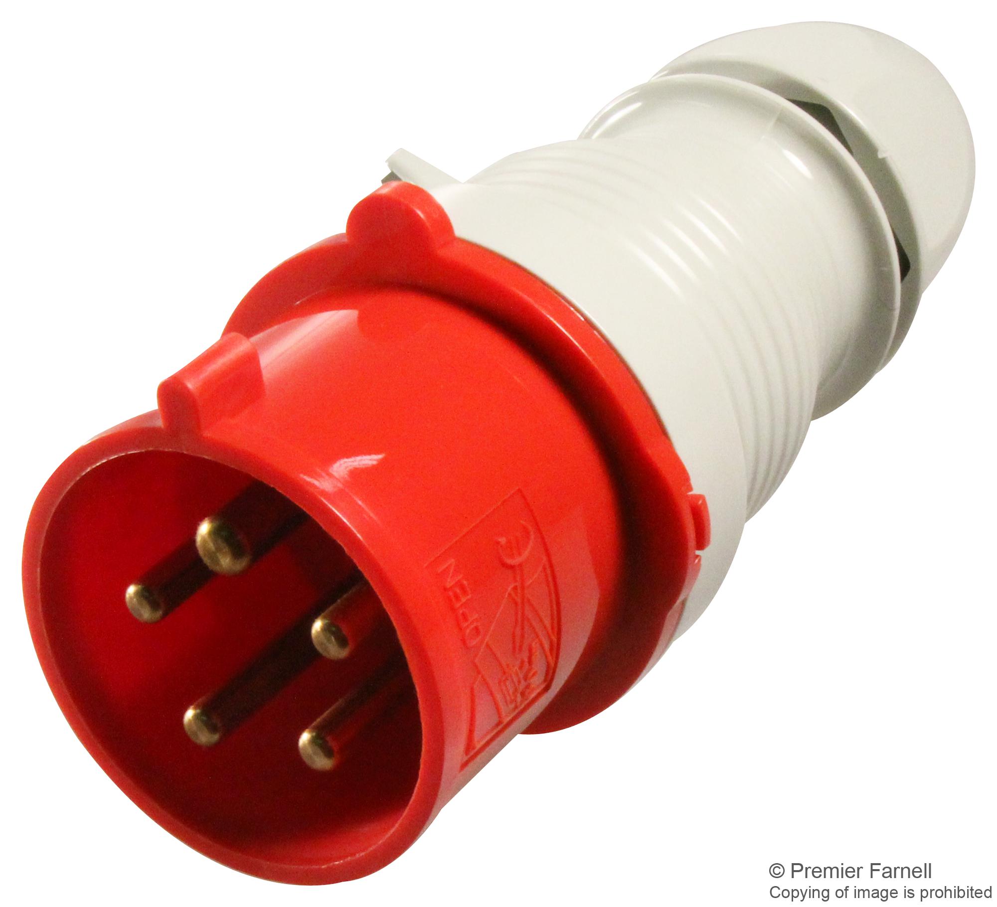 230 - Walther - Power Entry Connector, Cable Sleeve, 32 A