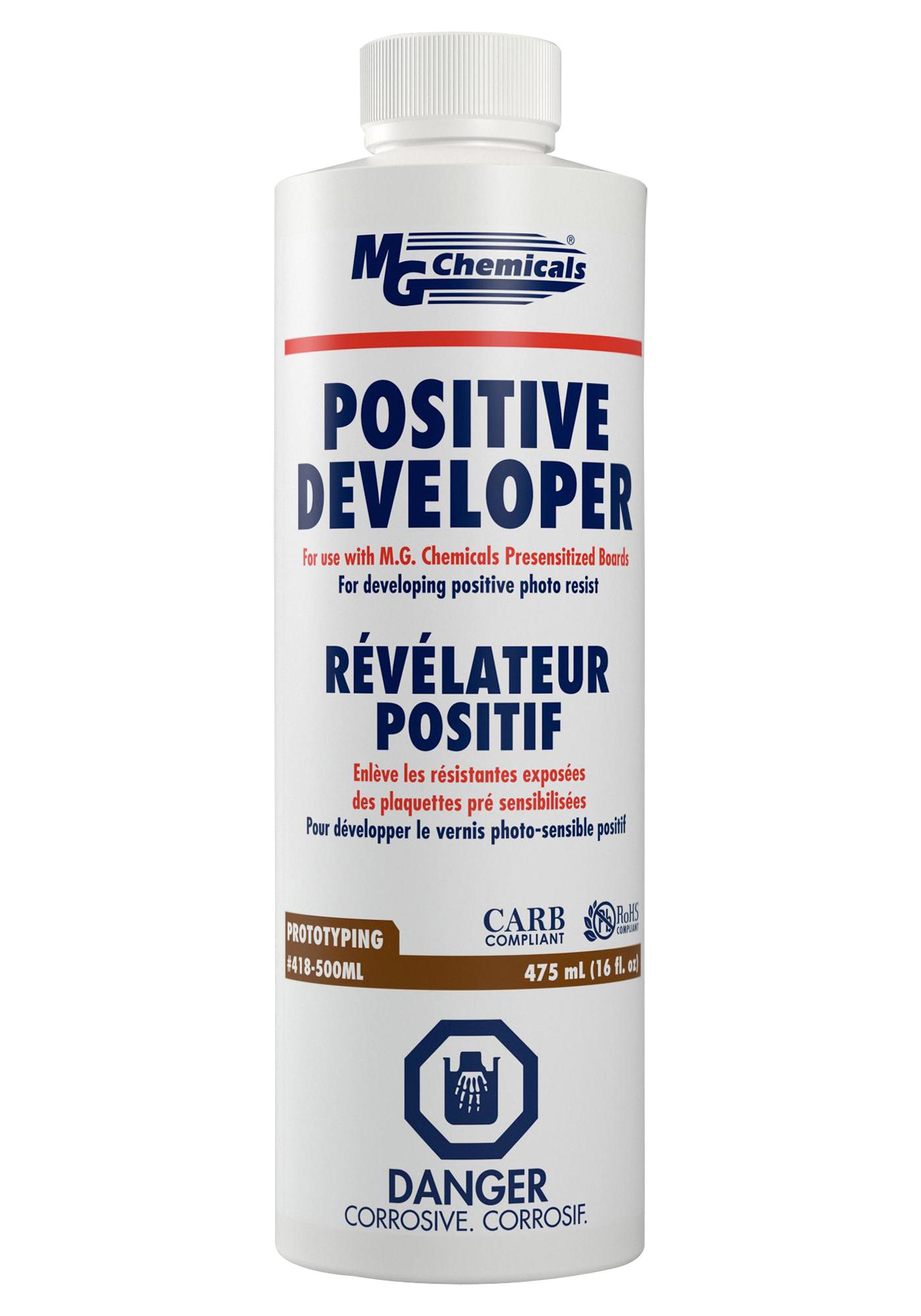 418-500ML - Mg Chemicals - Positive Developer, Bottle, 500 ml