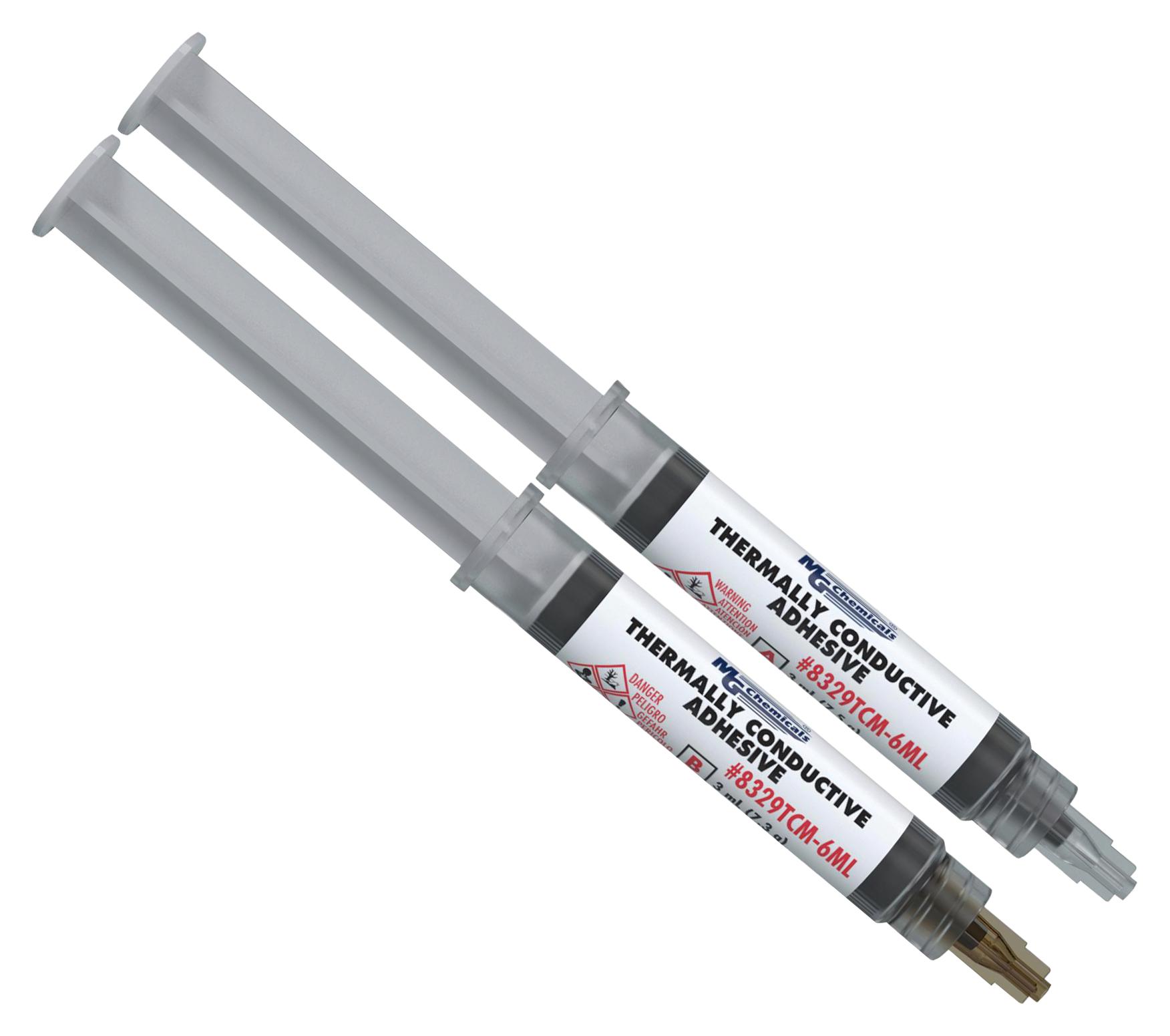 8329TCM-6ML - Mg Chemicals - Adhesive, Epoxy - 2 Part, Grey