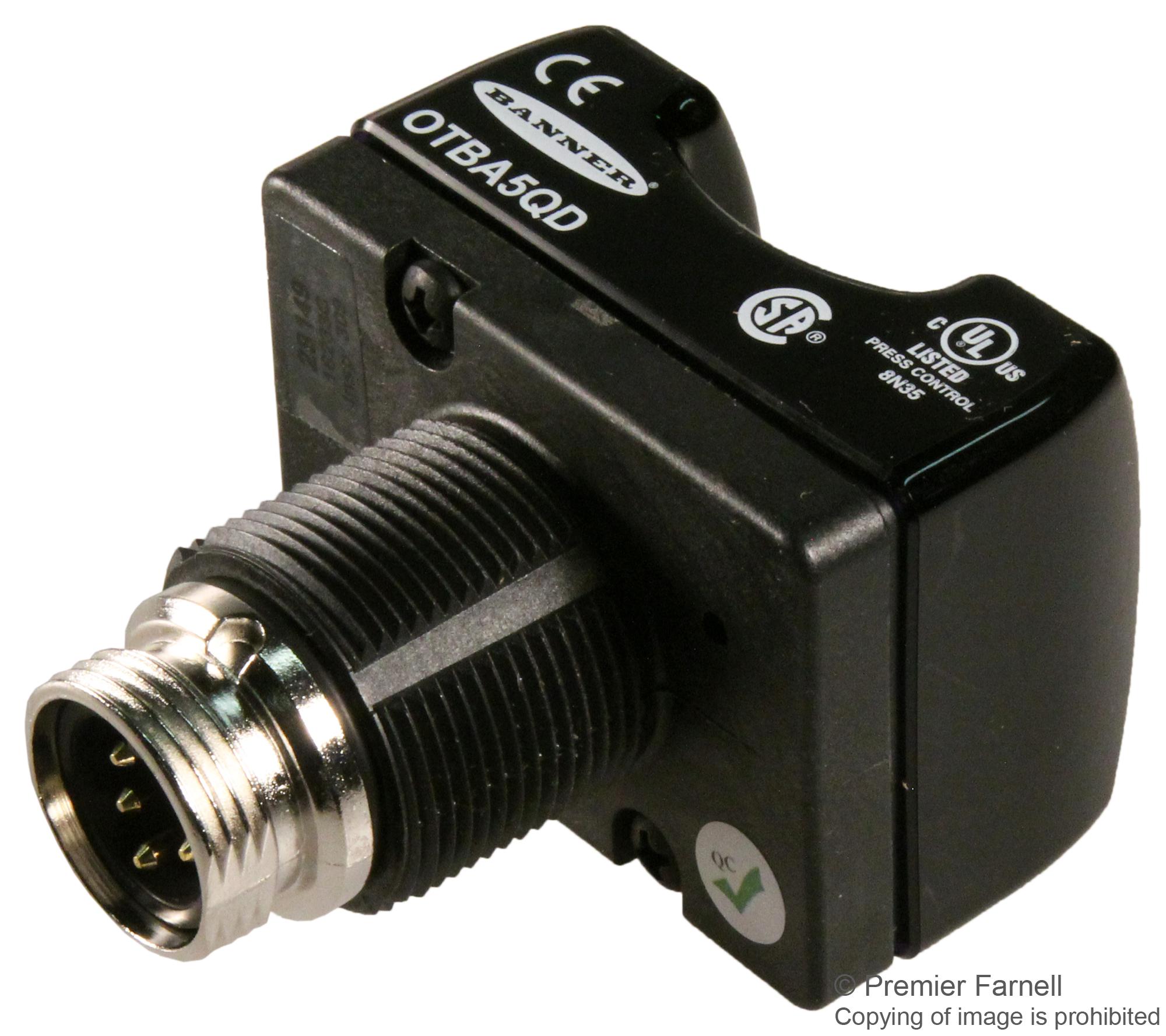 OTBA5QD - Banner Engineering - Photoelectric Sensor, Optical Touch, OTB ...