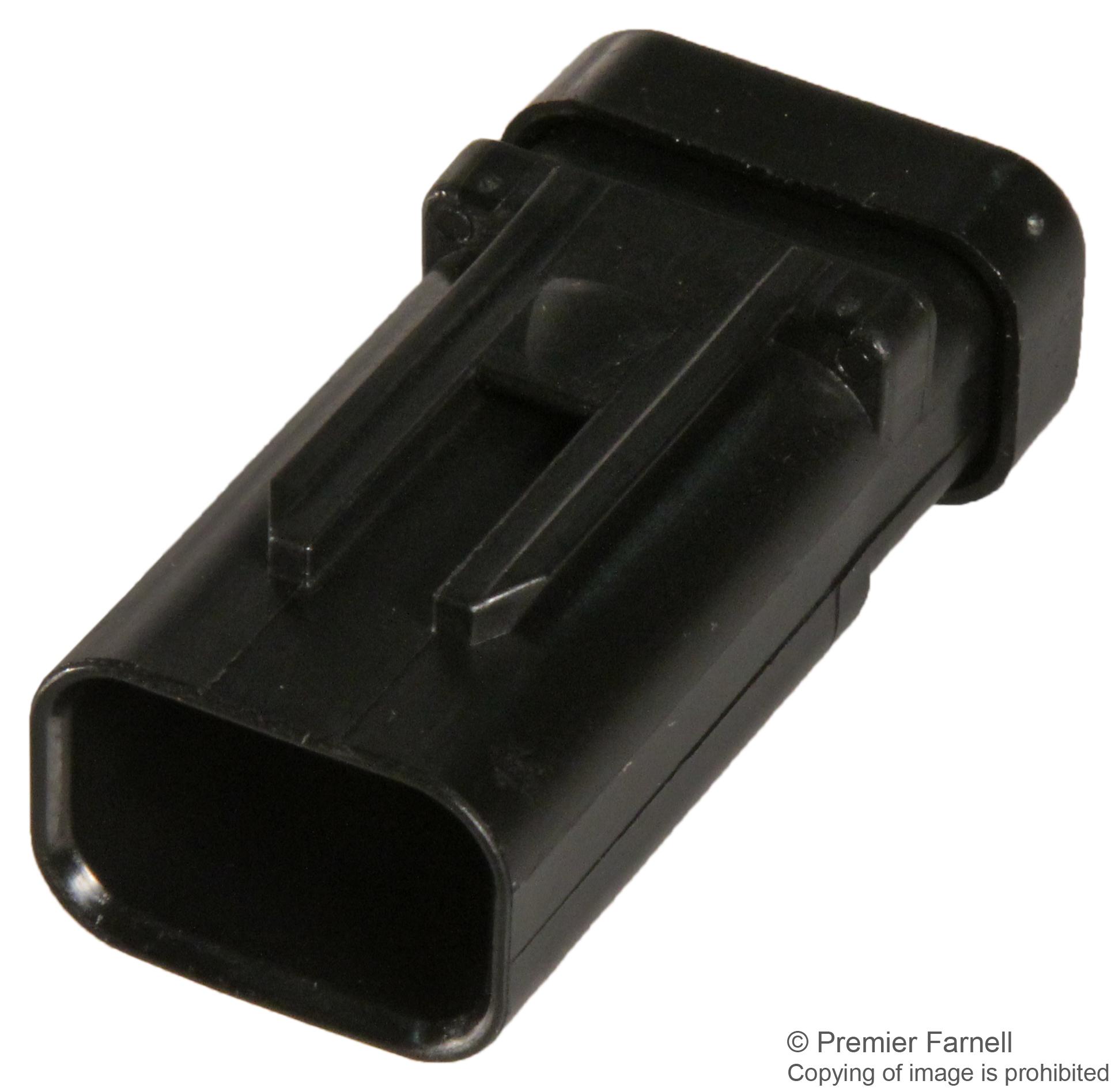 776430-1 - Amp - Te Connectivity - Automotive Connector Housing, Red ...