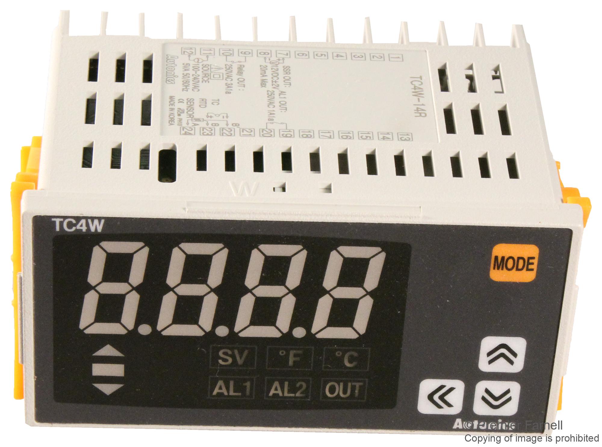 TC4W-14R - Autonics - Temperature Controller, PID, DIN 96x48