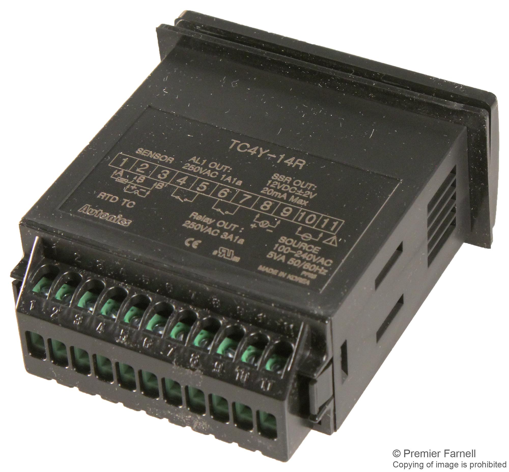 TC4Y-14R - Autonics - Temperature Controller, PID, DIN 72x36