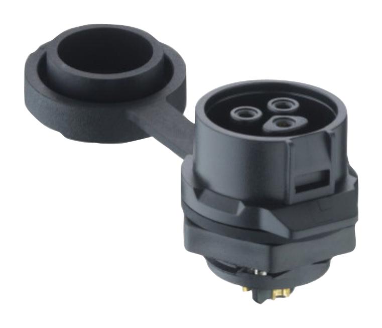 0271 02 - Lumberg - Circular Connector, 02 Series, Panel Mount Receptacle