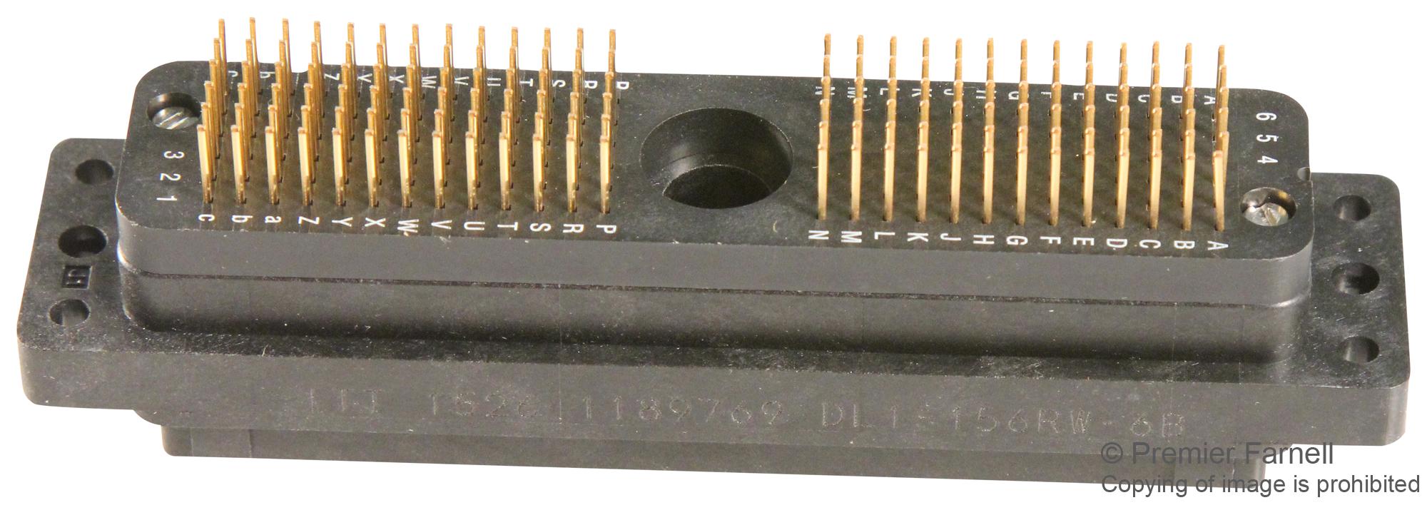 DL1-156RW-6B - Itt Cannon - Connector, ITT Cannon DL Series, 156 Contacts