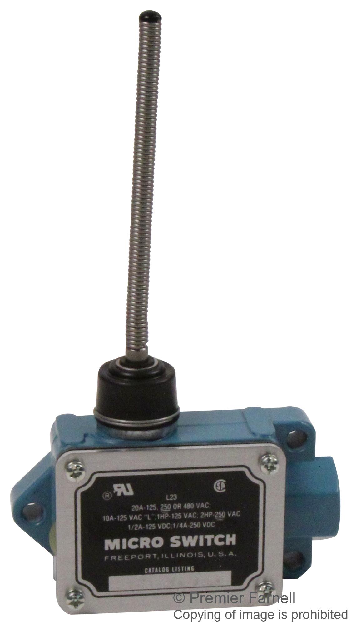 BAF1-2RN18-LH - Honeywell - Limit Switch, Wobble Coil Spring, SPDT