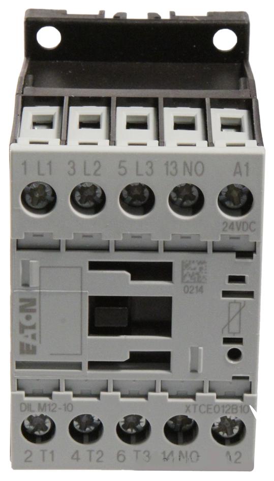 DILM12-10(24VDC) - Eaton Moeller - Contactor, DIN Rail, Panel