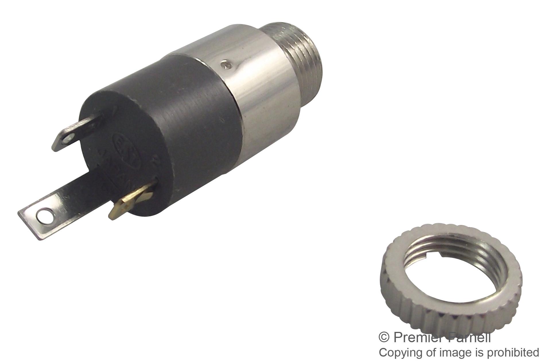 MJ-070N - Multicomp Pro - Phone Audio Connector, 3 Contacts, Jack