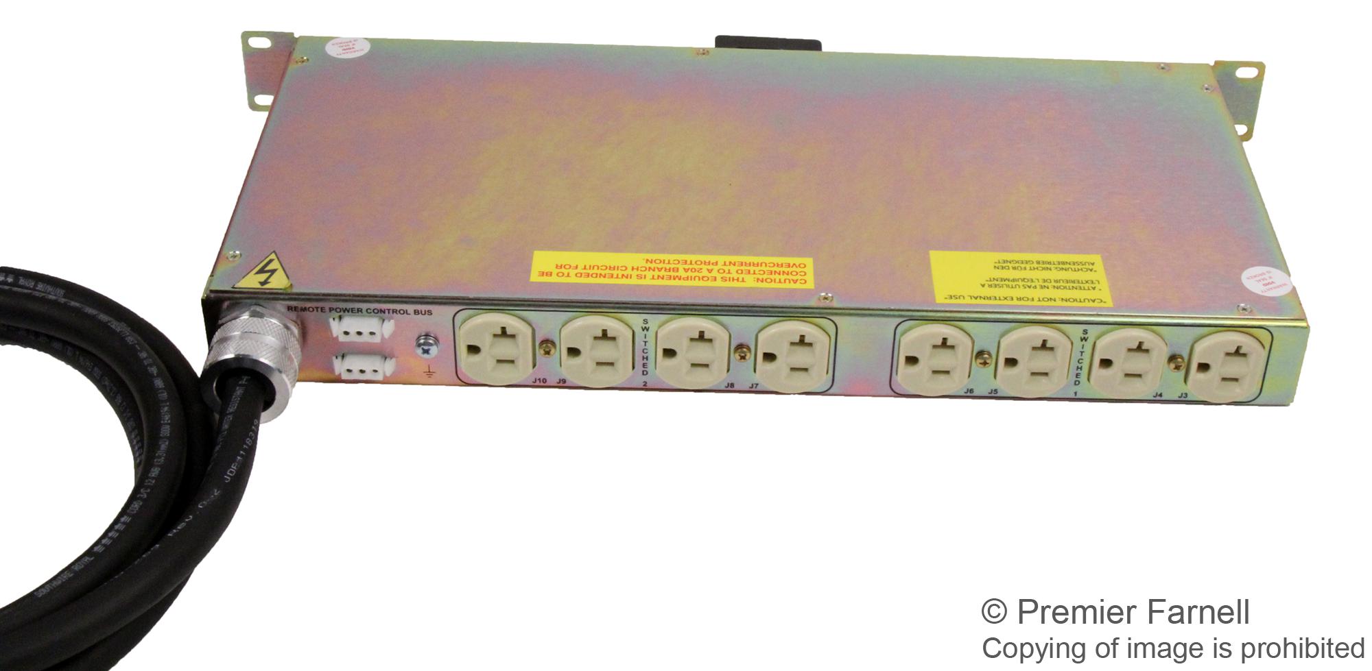 TPC115-10A2 - Eaton Powerware - Power Distribution, Rack Mount, 10 Outlets