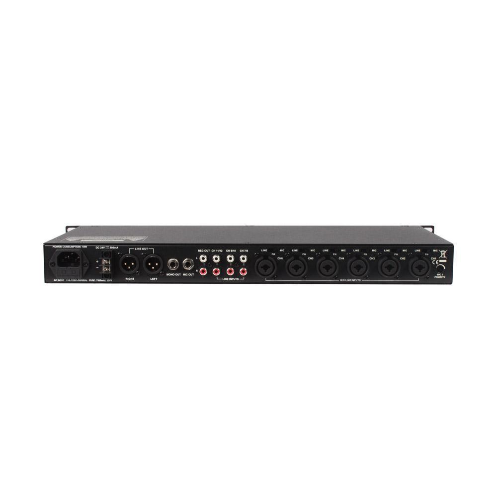 RMX112 - Mcm Custom Audio - 12 Channel Mic / Line Stereo Mixer Preamplifier