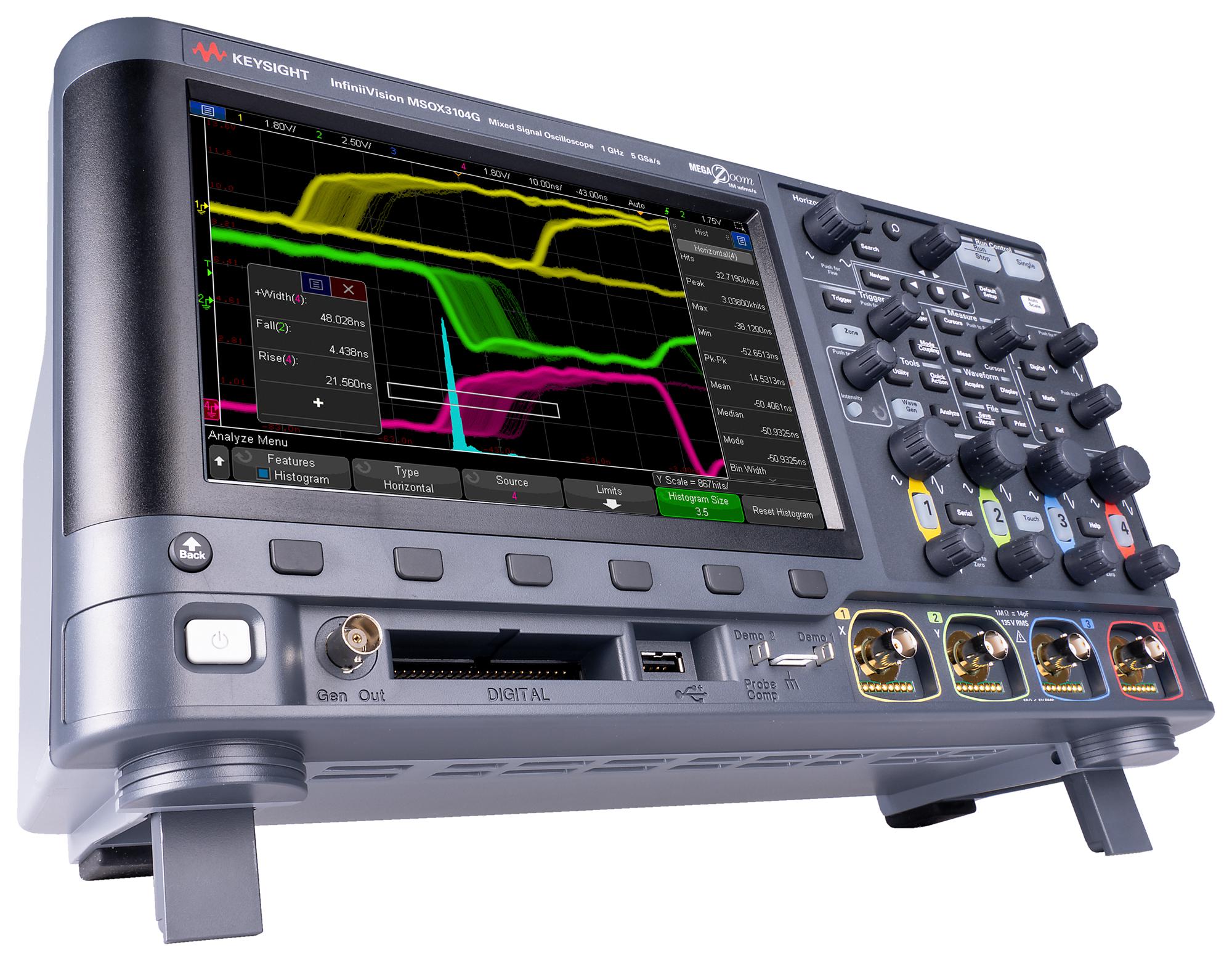 DSOX3104G - Keysight Technologies - Digital Oscilloscope, InfiniiVision ...