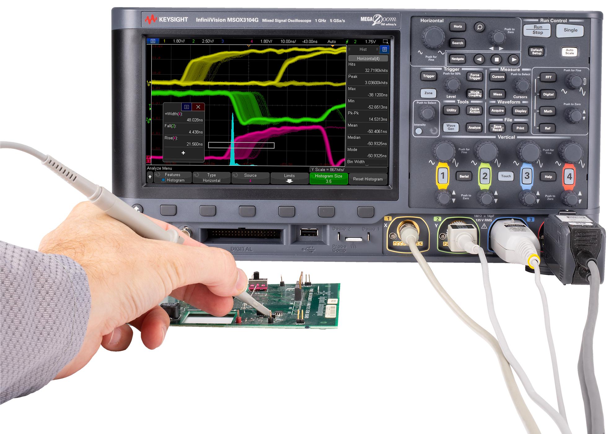 DSOX3104G - Keysight Technologies - Digital Oscilloscope, InfiniiVision ...