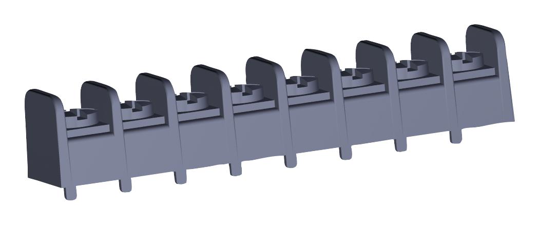 38700-6308 - Molex - PCB Mount Barrier Terminal Block, 8.26 mm, 1 Row