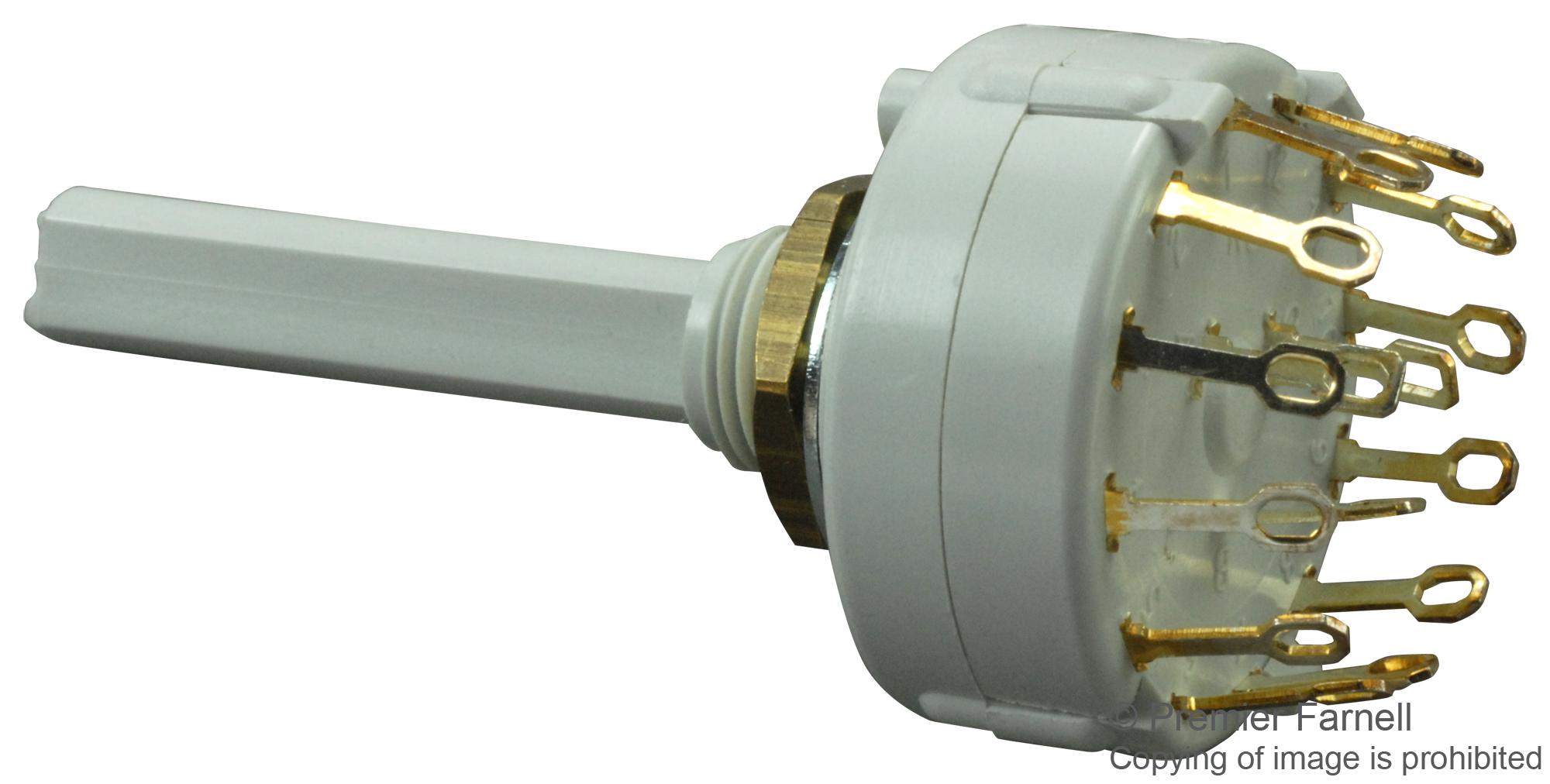 CK1026 - Lorlin - Rotary Switch, 4 Position, 3 Pole