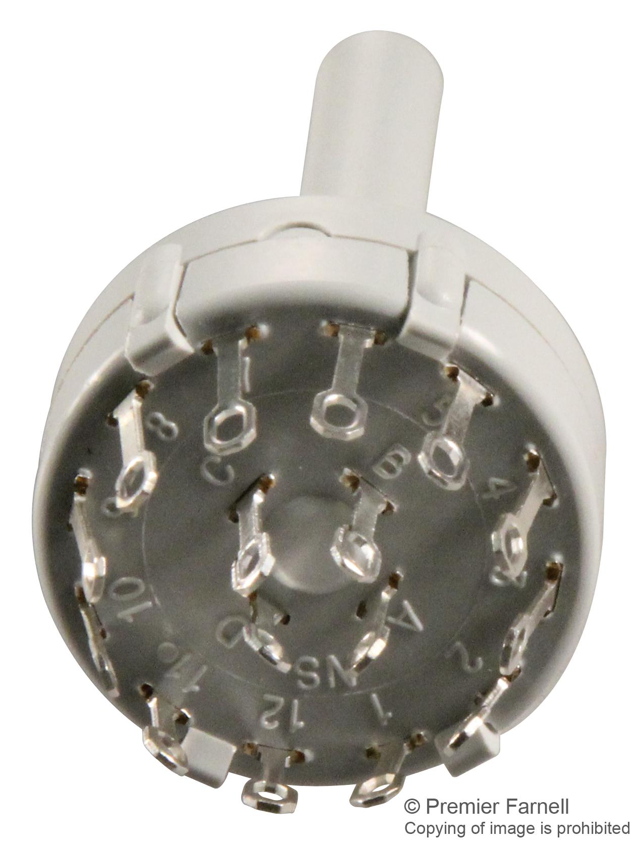 CK1027 - Lorlin - Rotary Switch, 3 Position, 4 Pole