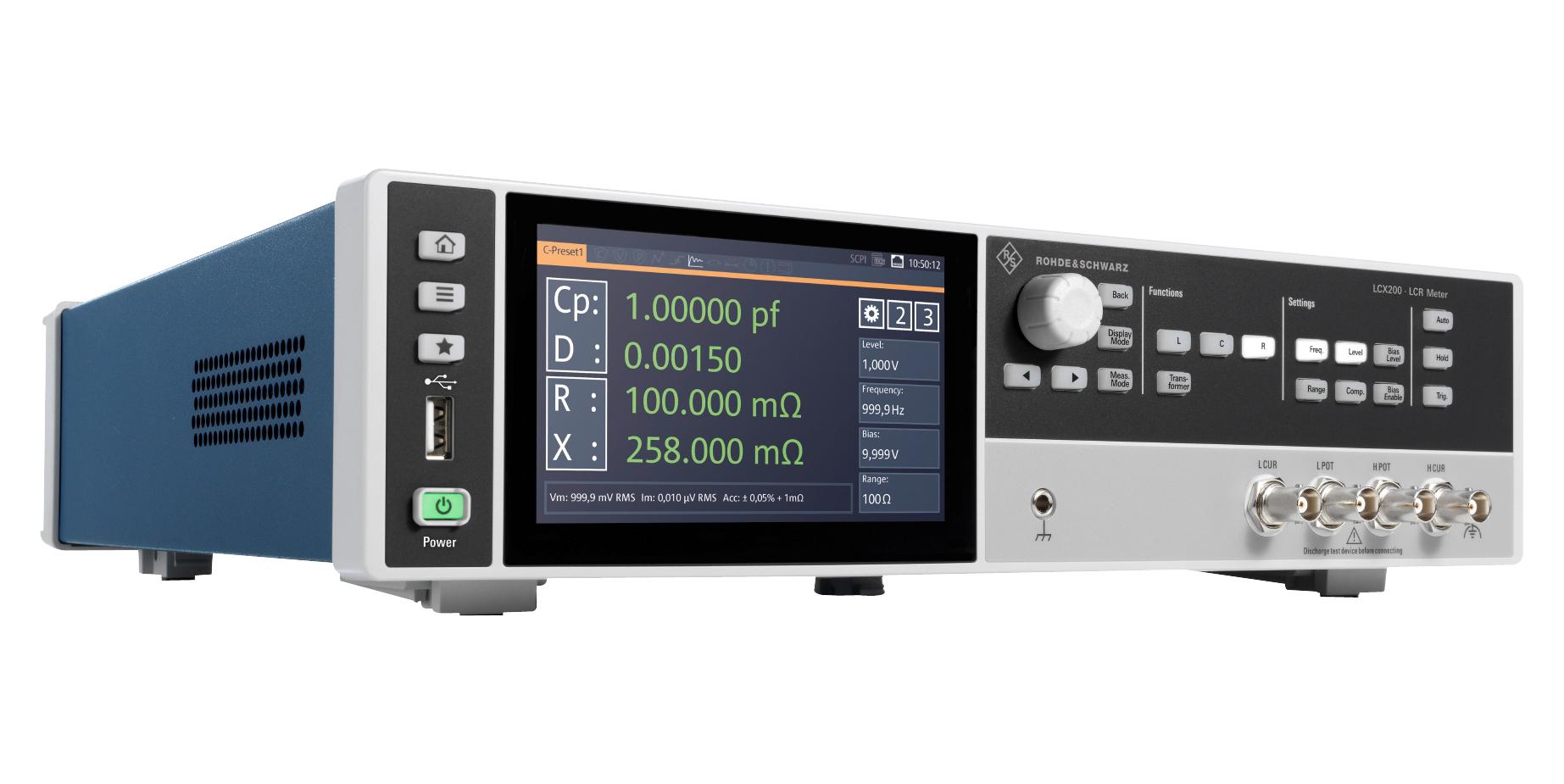 LCX200 - Rohde & Schwarz - LCR Meter, Bench, 500 kHz