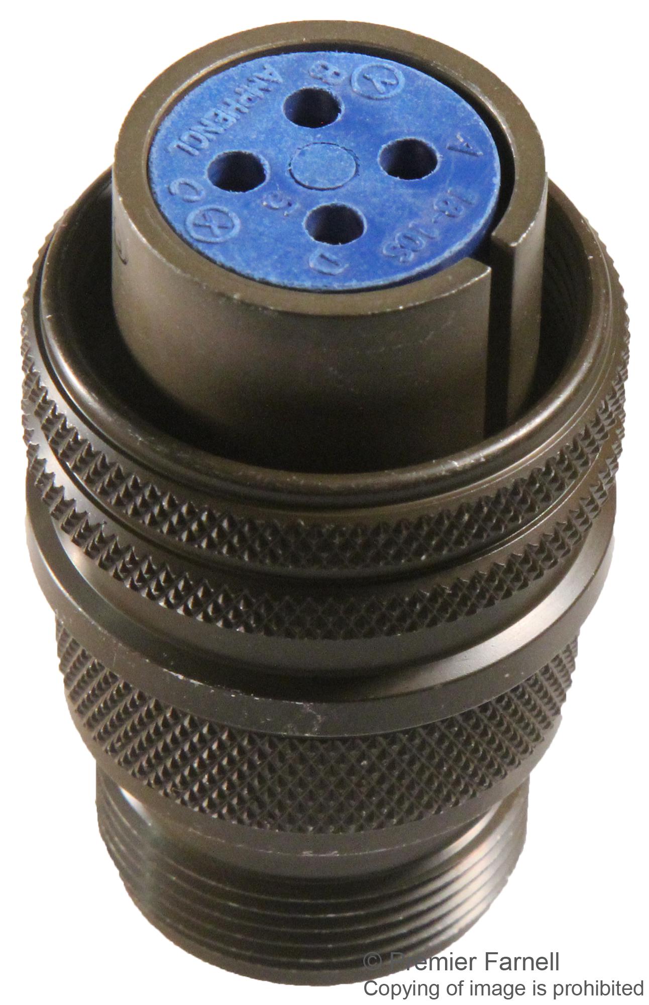 MS3106A18-10S - Amphenol Industrial - Circular Connector, MIL-DTL-5015 ...