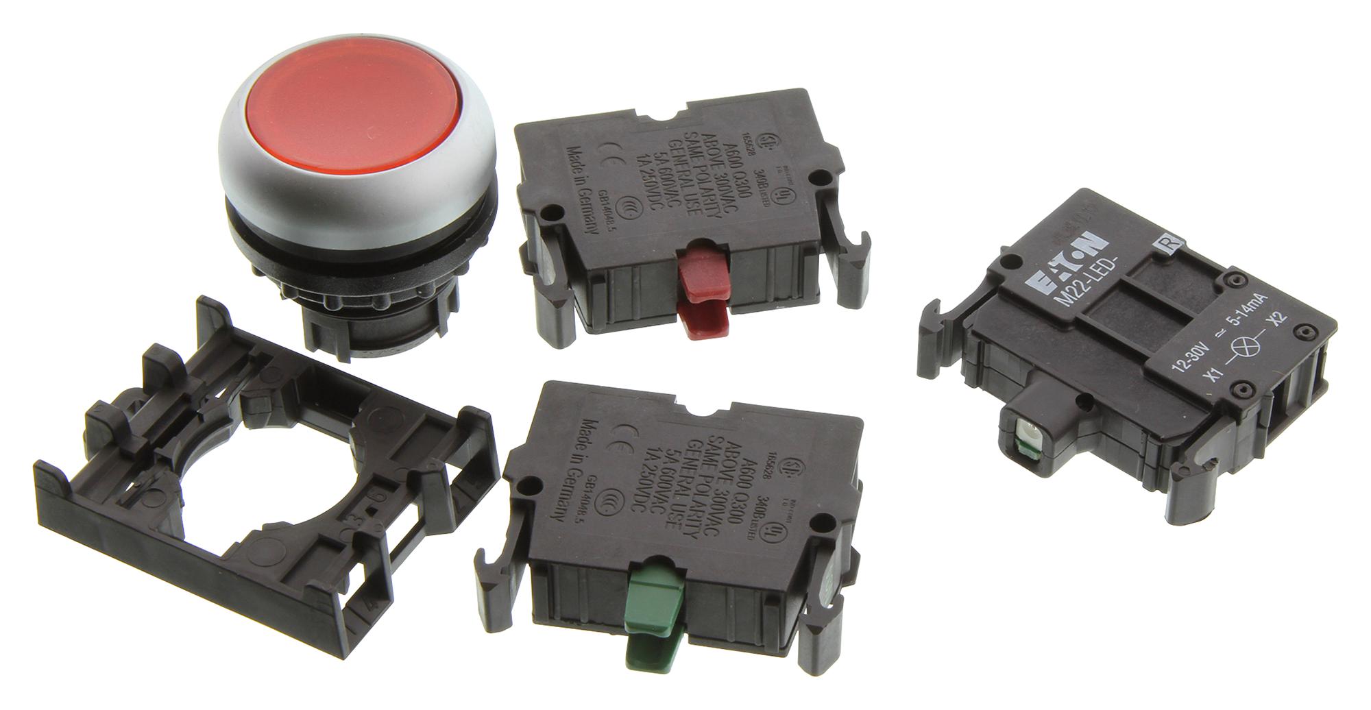 M22-DL-R/K11/R - Eaton Moeller - Industrial Pushbutton Switch, RMQ ...
