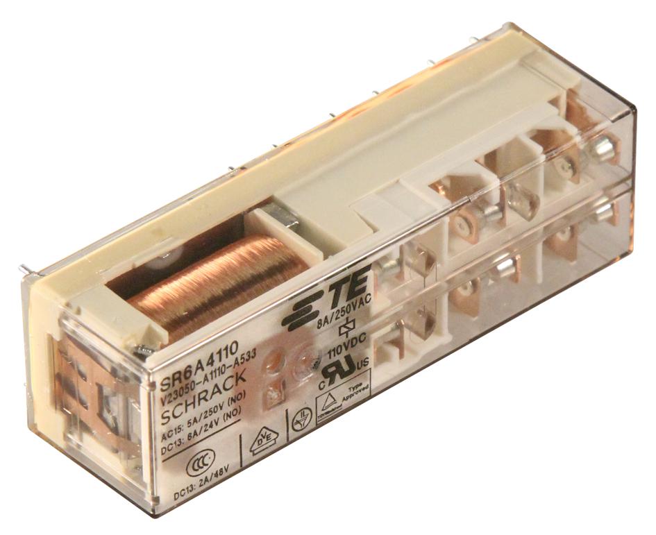 V23050-A1110-A533 - Schrack - Te Connectivity - Power Relay, 3PST-NO ...
