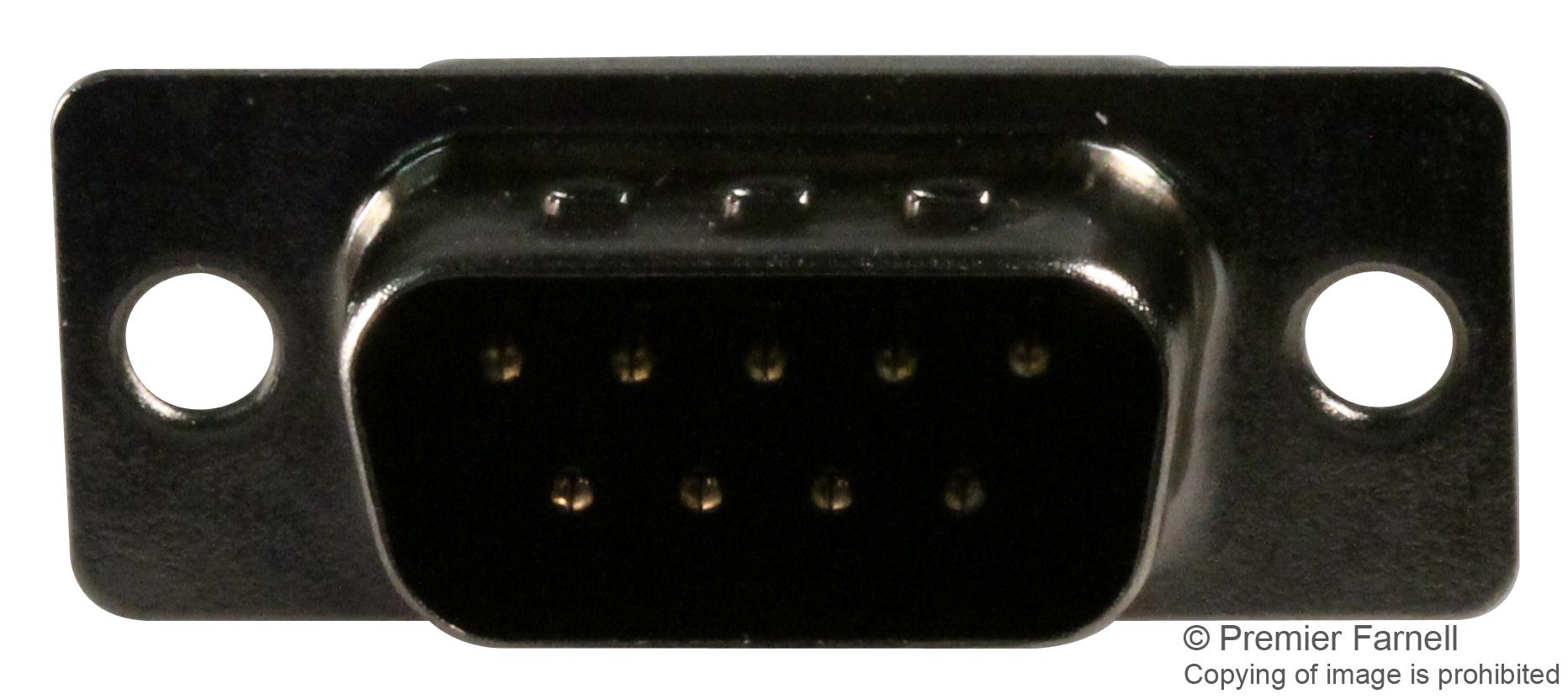 698064 - Multicomp Pro - D Sub Connector, Tin & Dimple, DB9