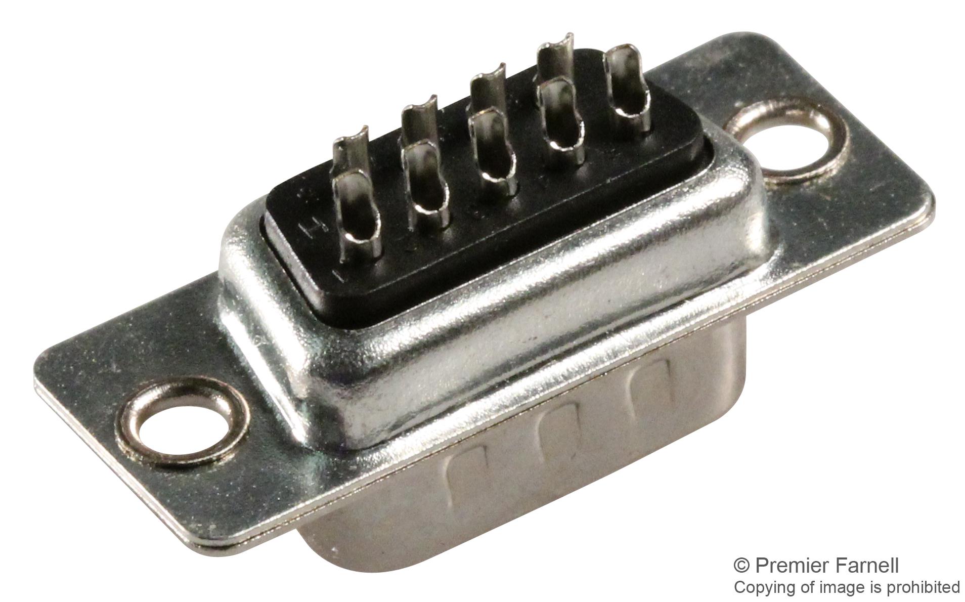 698064 - Multicomp Pro - D Sub Connector, Tin & Dimple, DB9