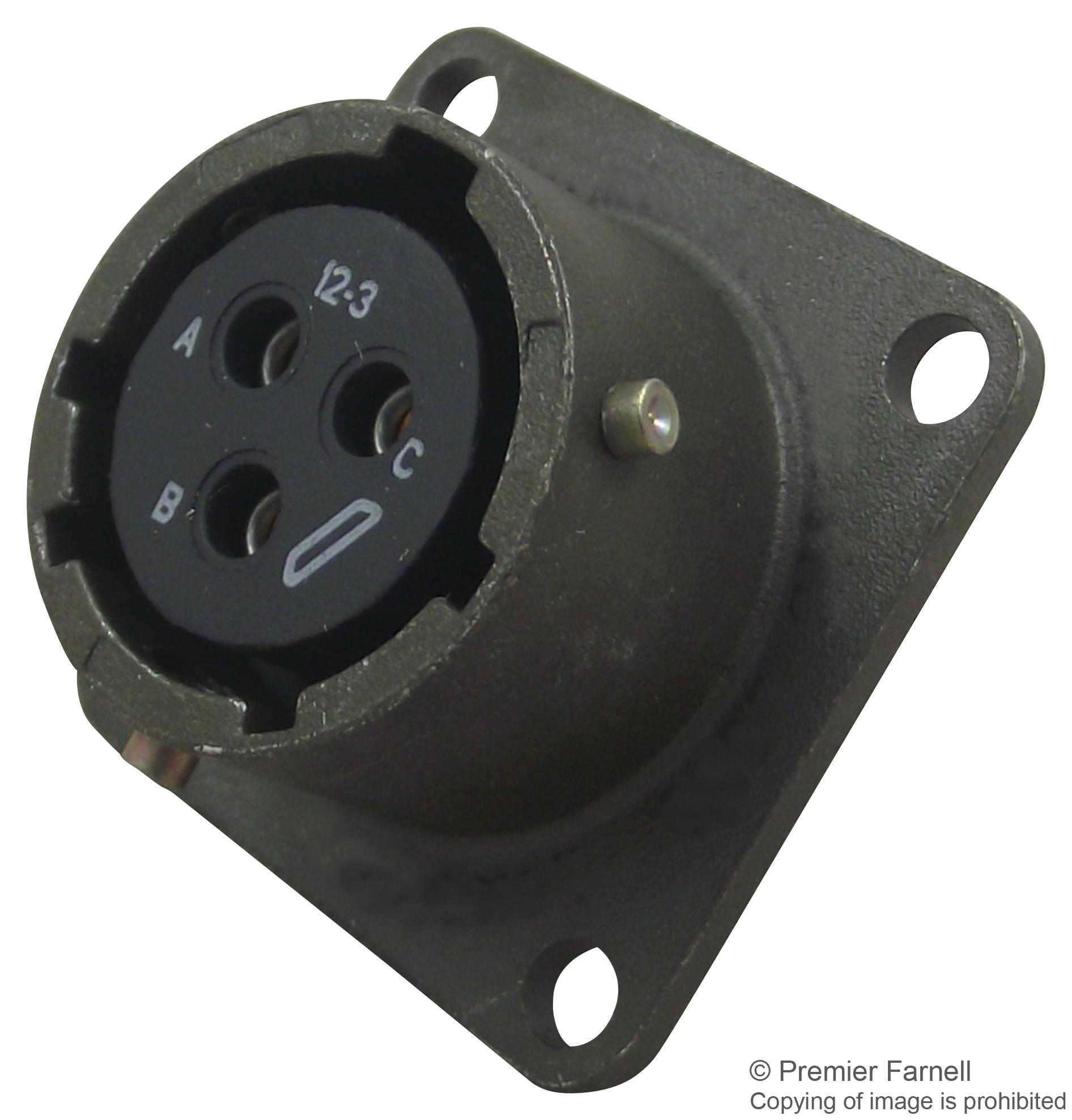 PT06E-12-3S(470) - Amphenol Industrial - Circular Connector, PT Series ...