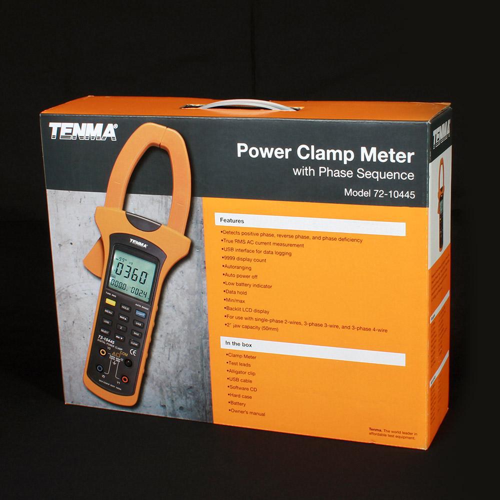 72-10445 - Tenma - Clamp Meter, Auto, True RMS