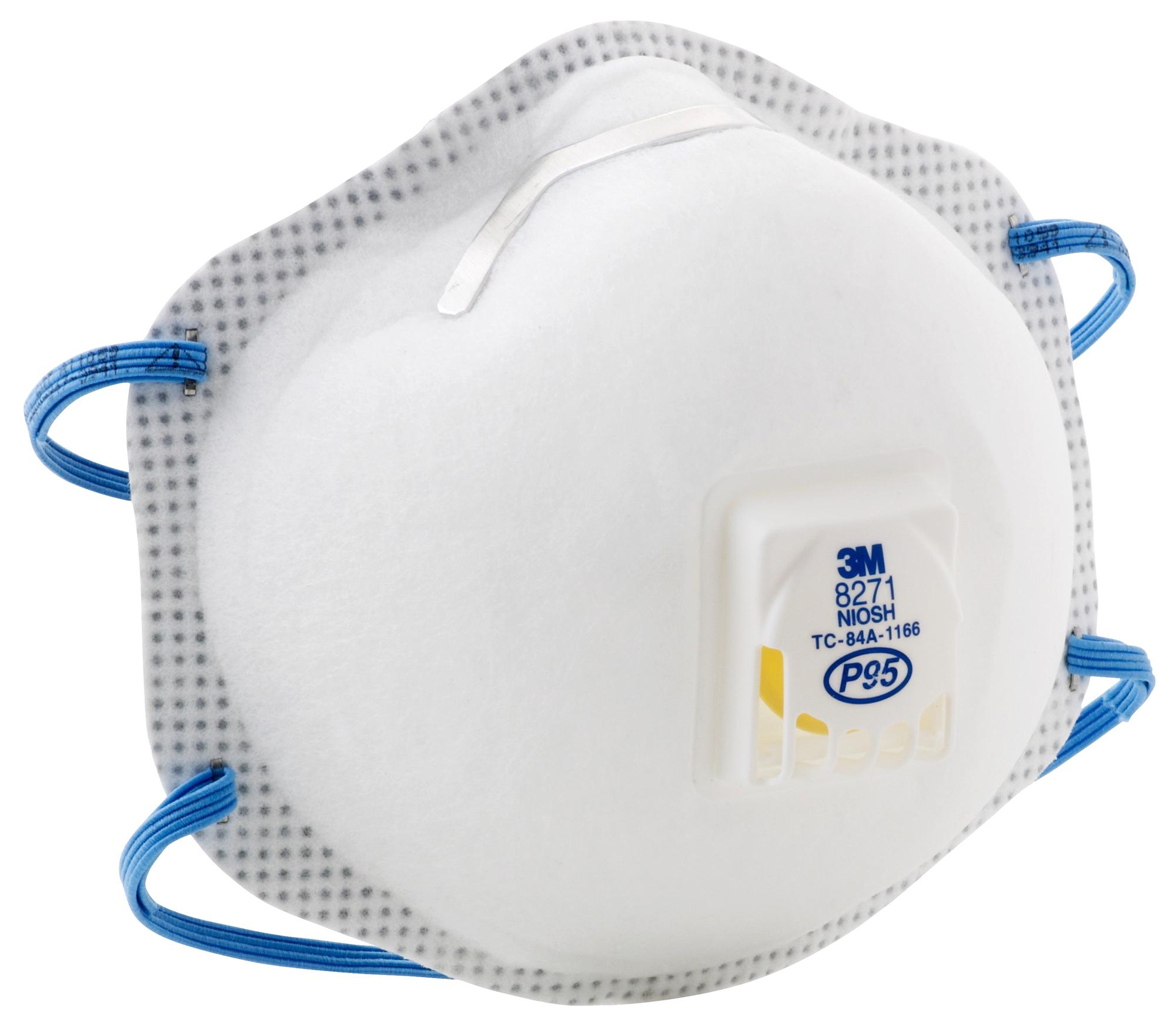 8271 P95 - 3m - RESPIRATOR, VALVED, P95